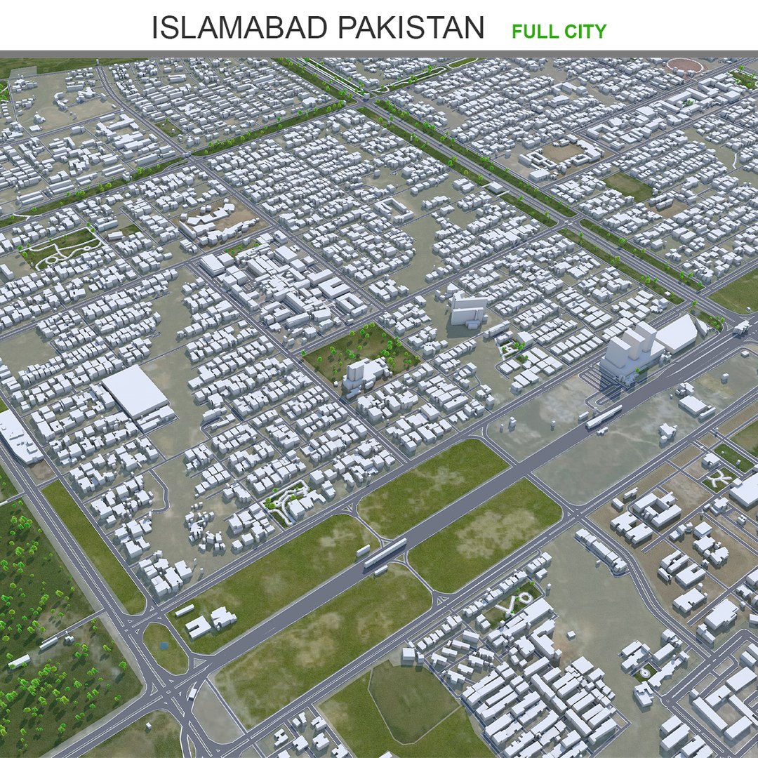 3D Islamabad Pakistan Model - TurboSquid 2100223
