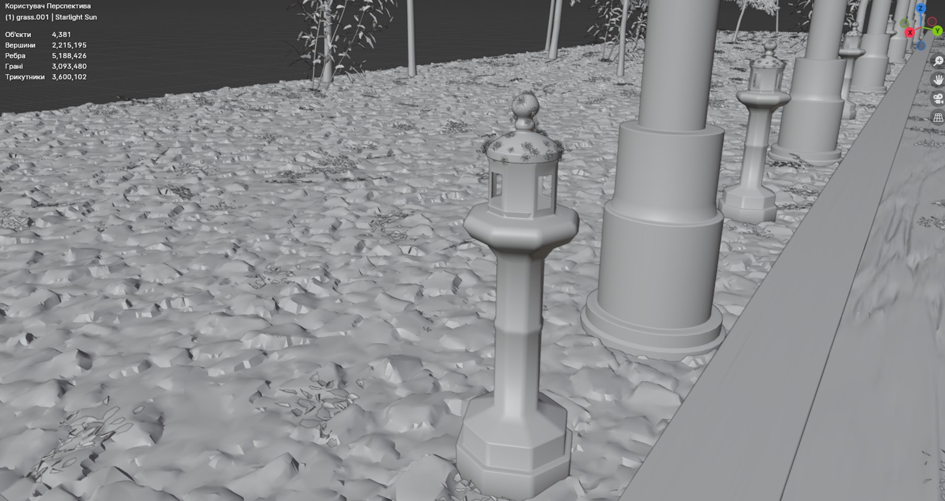 3D Model Japanese Torii Road - TurboSquid 2208980