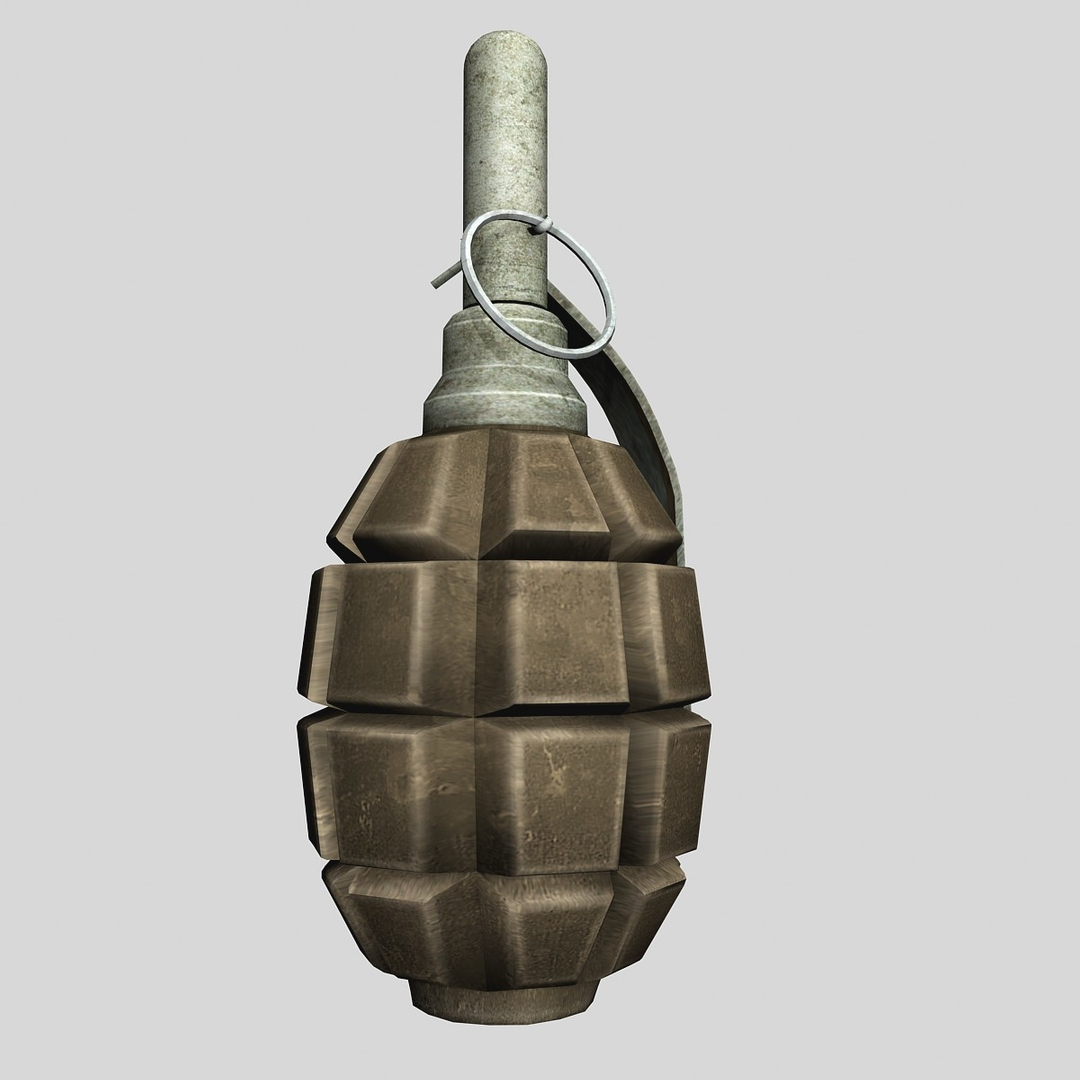 3d model grenade