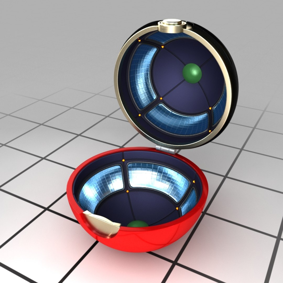 3d model team rocket ball