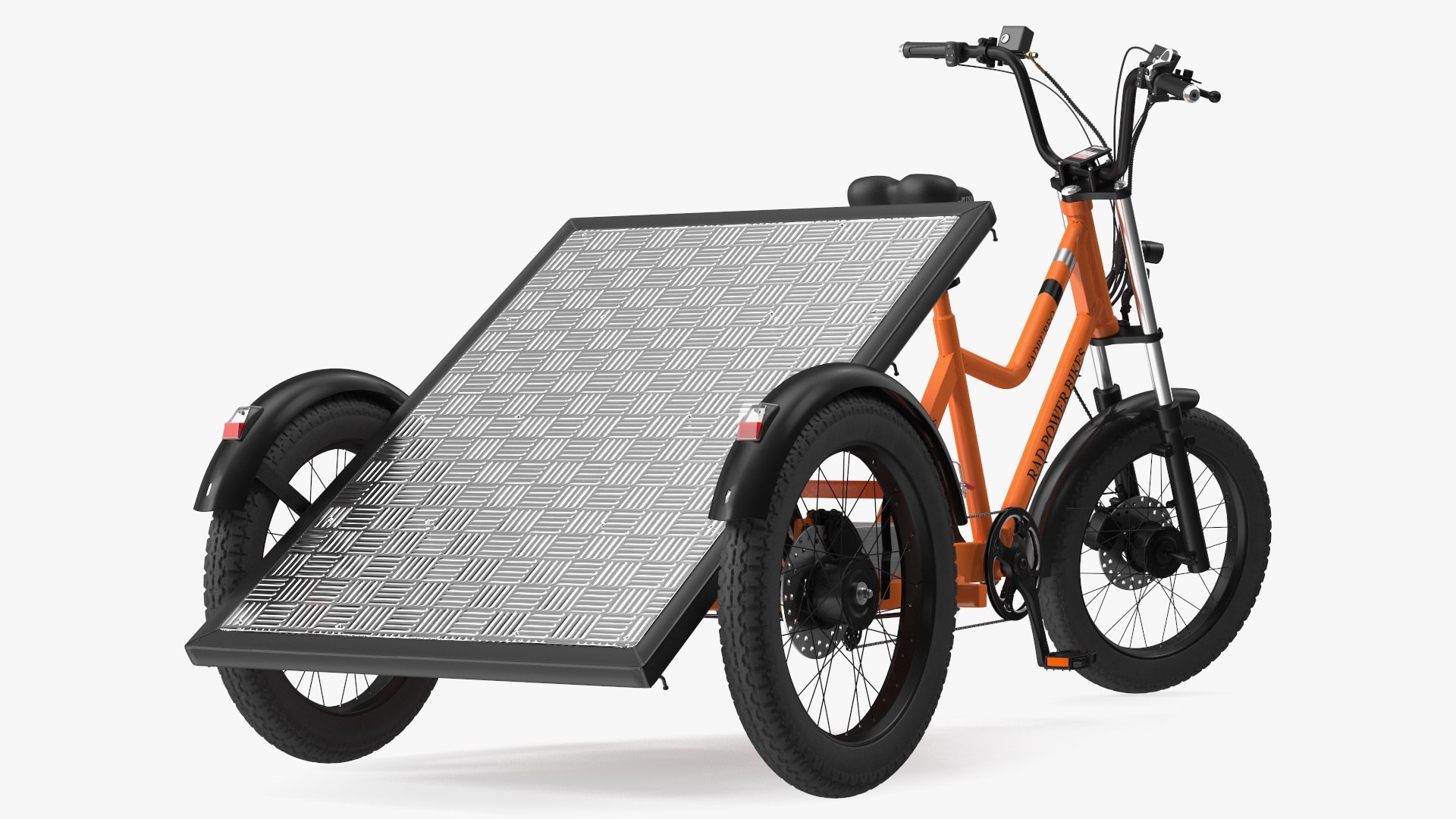 3D Rad Power Bike RadBurro With Flatbed Rigged - TurboSquid 1926097