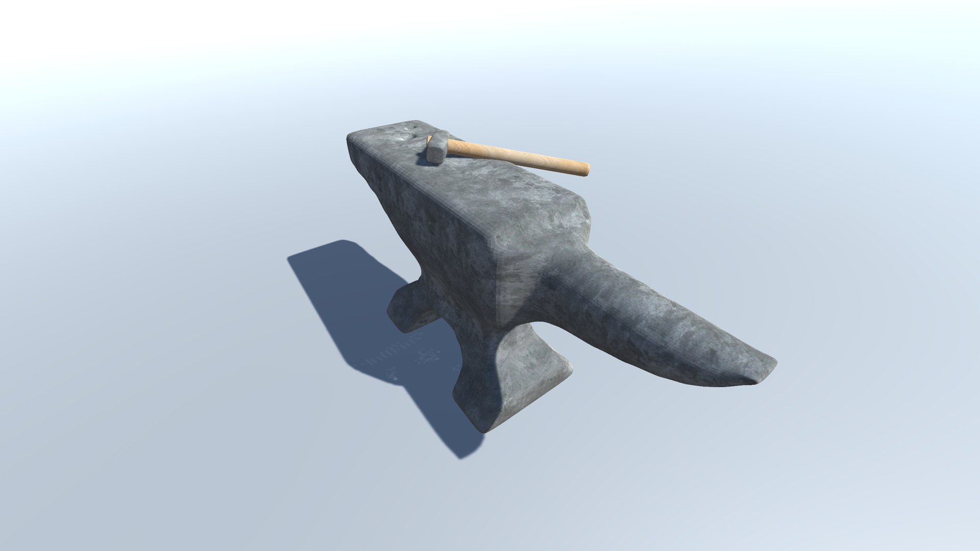 3D Hammer And Anvil - TurboSquid 2008349
