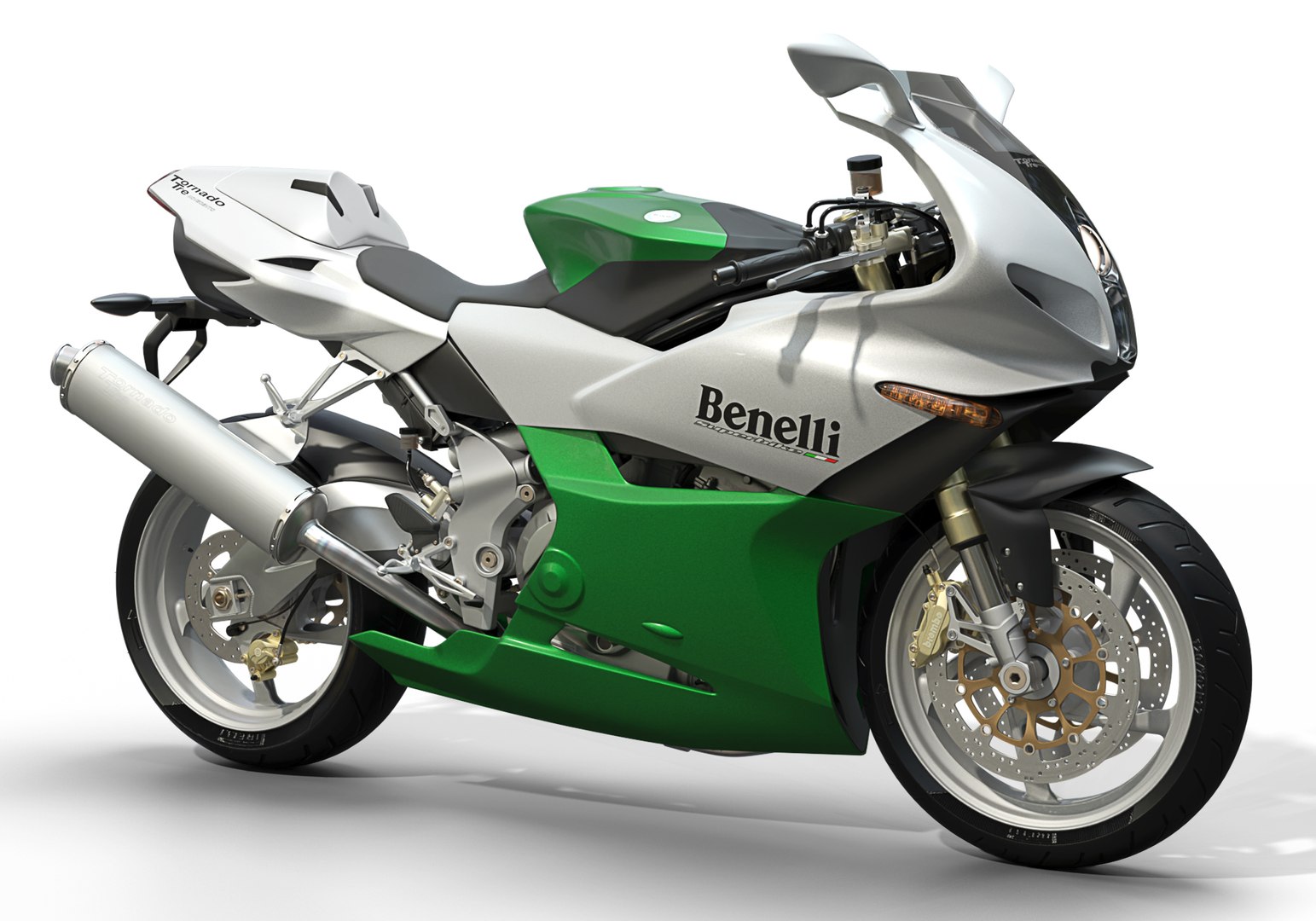 3D Benelli Tornado 900 Motorcycle Model - TurboSquid 1552990