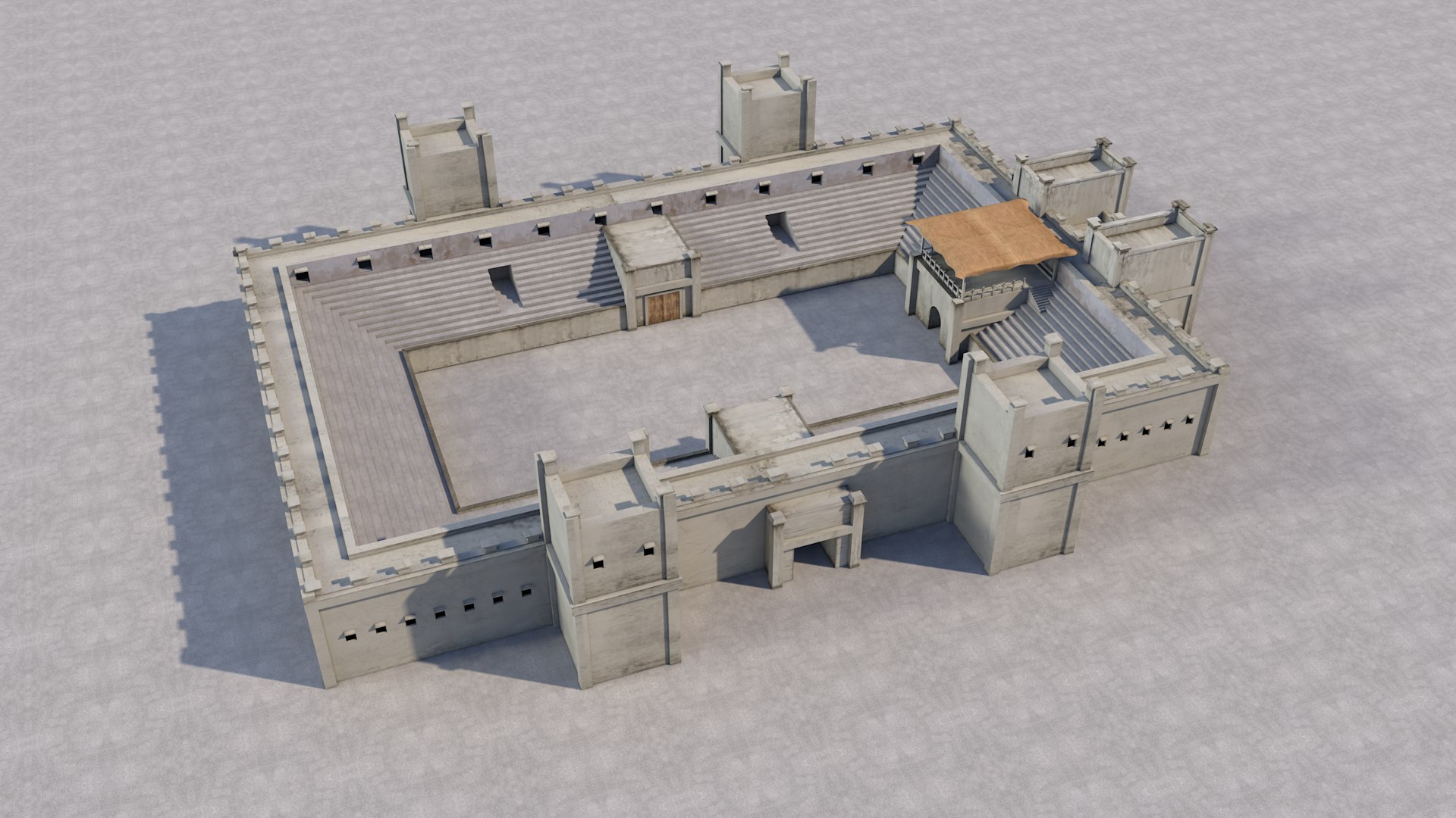 Ancient Gladiator Arena 3D - TurboSquid 2169474