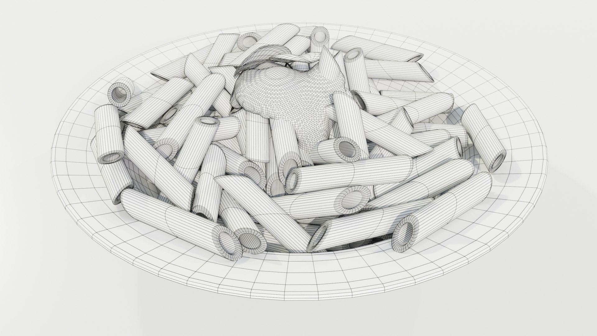 Pasta With Bolognese Sauce 3D Model - TurboSquid 2191710
