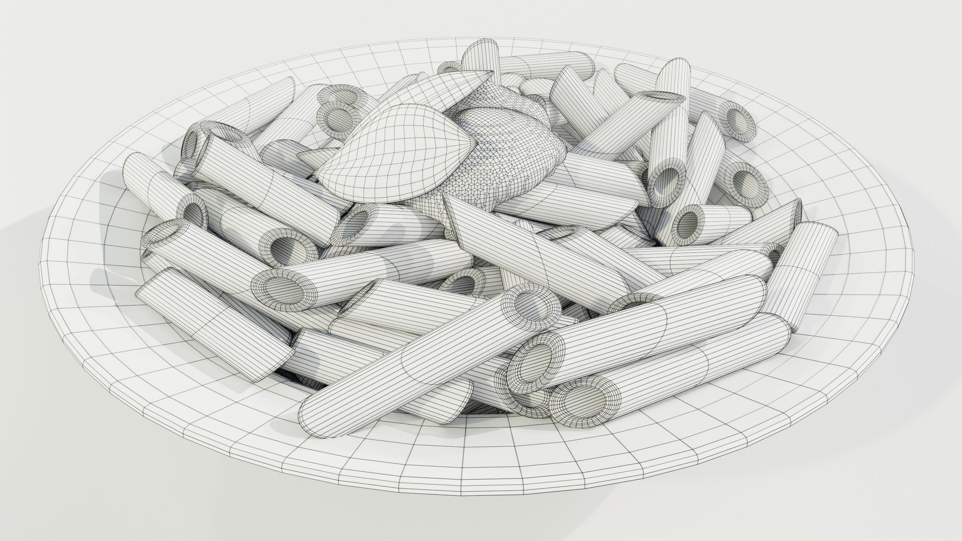 Pasta With Bolognese Sauce 3D Model - TurboSquid 2191710