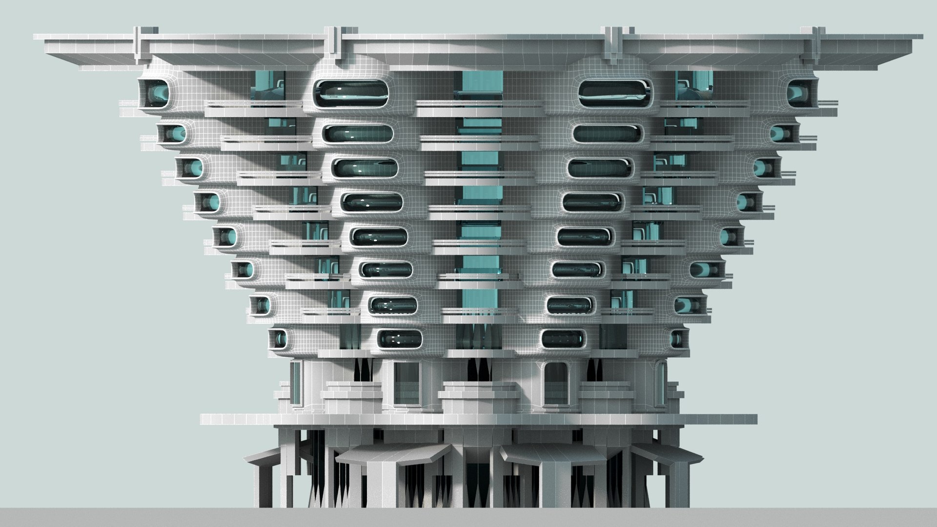 HIGH-RISE 3D Model - TurboSquid 2261959