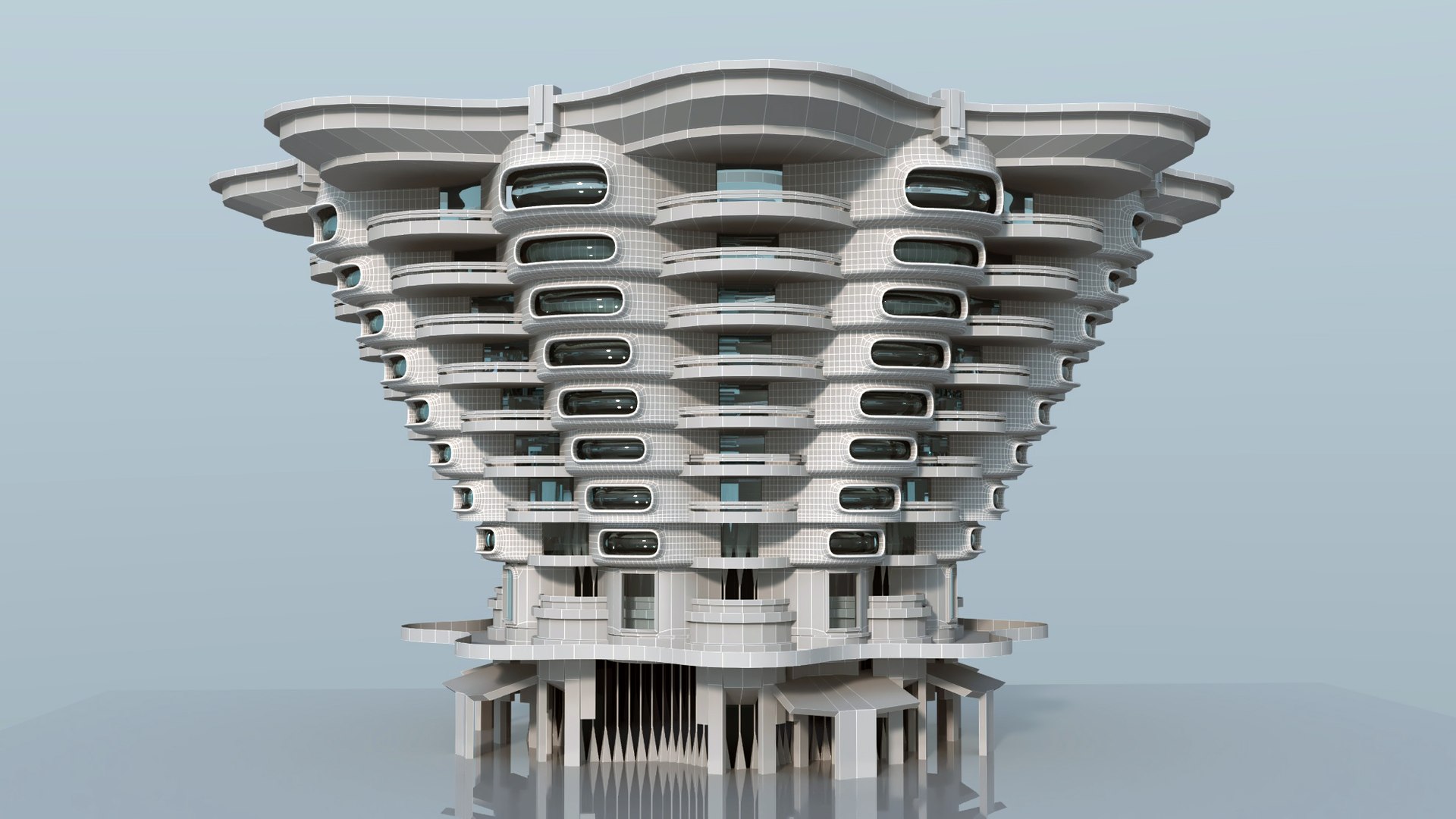 HIGH-RISE 3D Model - TurboSquid 2261959