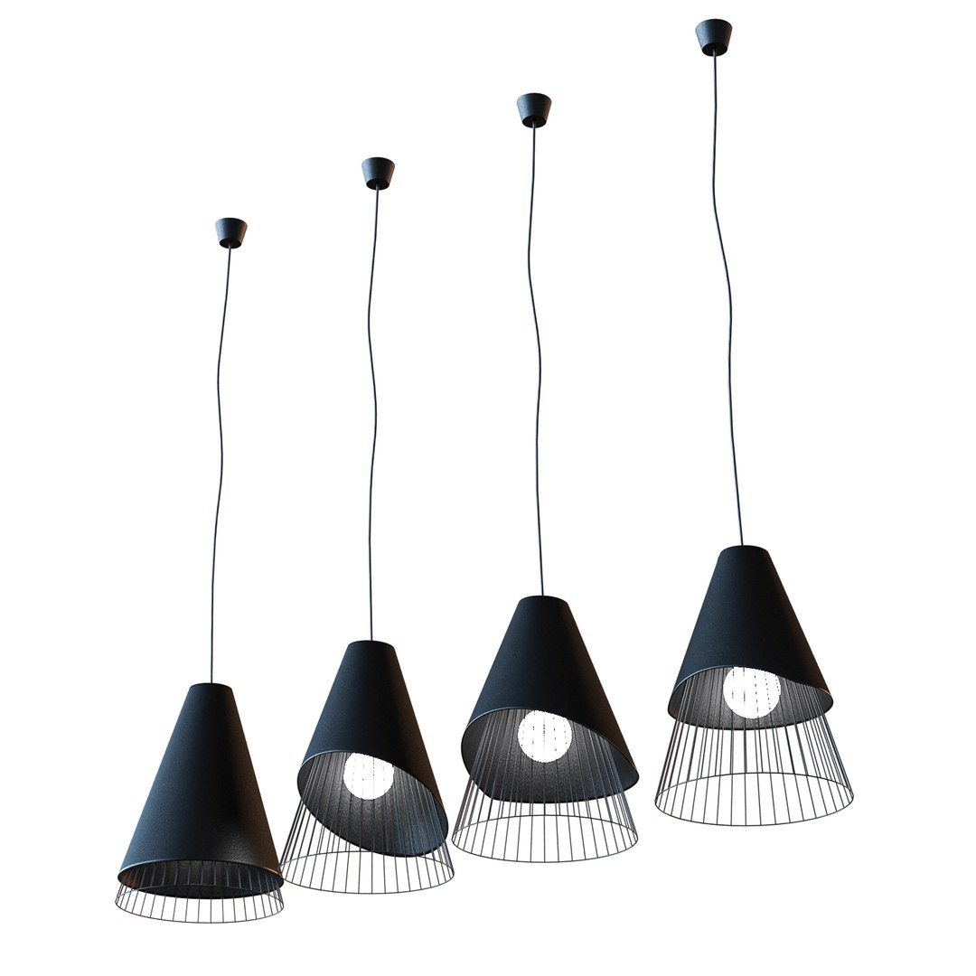 Pendant Lamp Section Model - TurboSquid 1280283