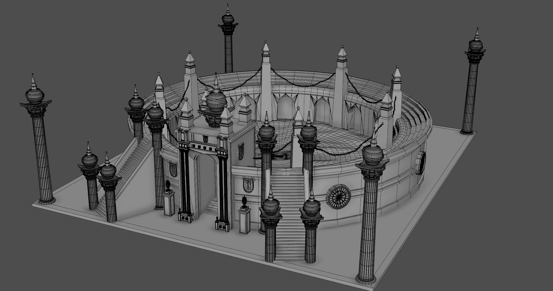 3D Fantasy Arena C - TurboSquid 1935448