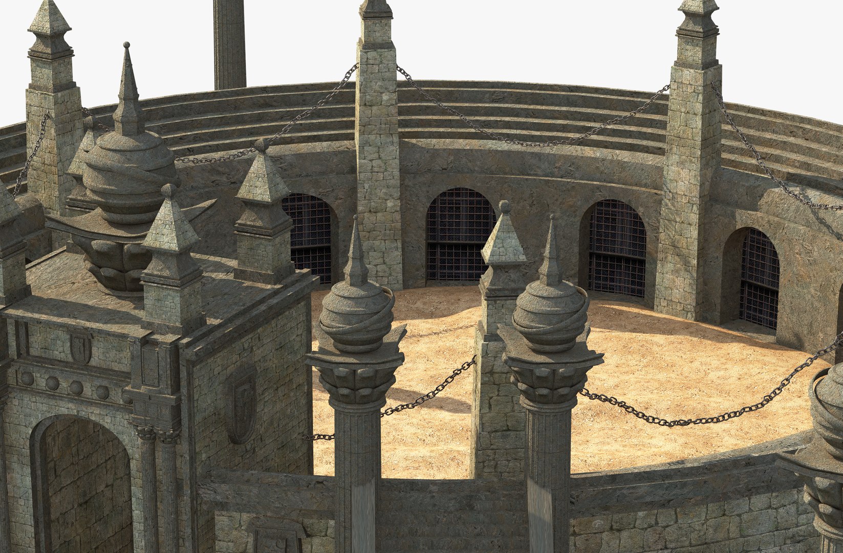 3D Fantasy Arena C - TurboSquid 1935448