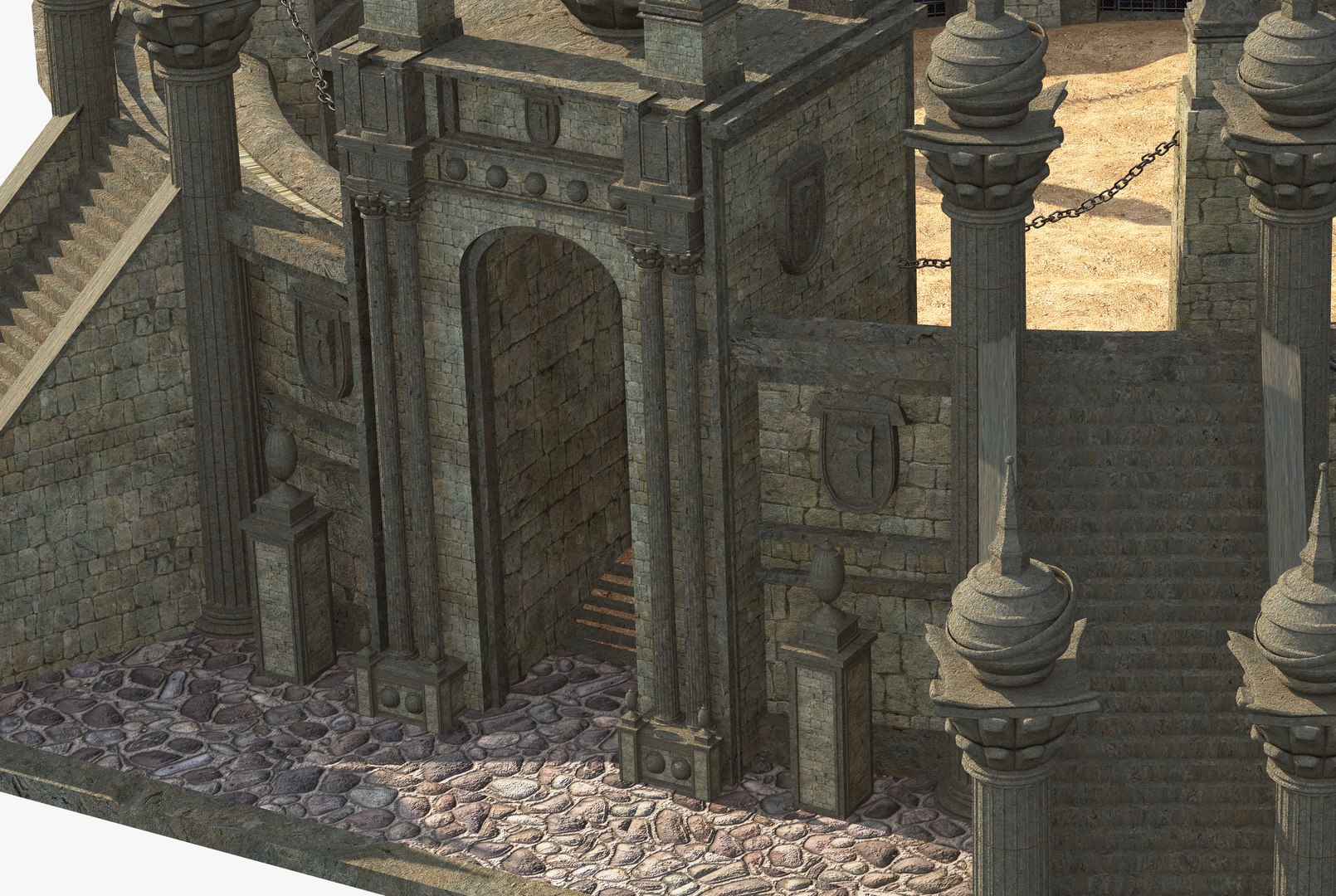 3D Fantasy Arena C - TurboSquid 1935448