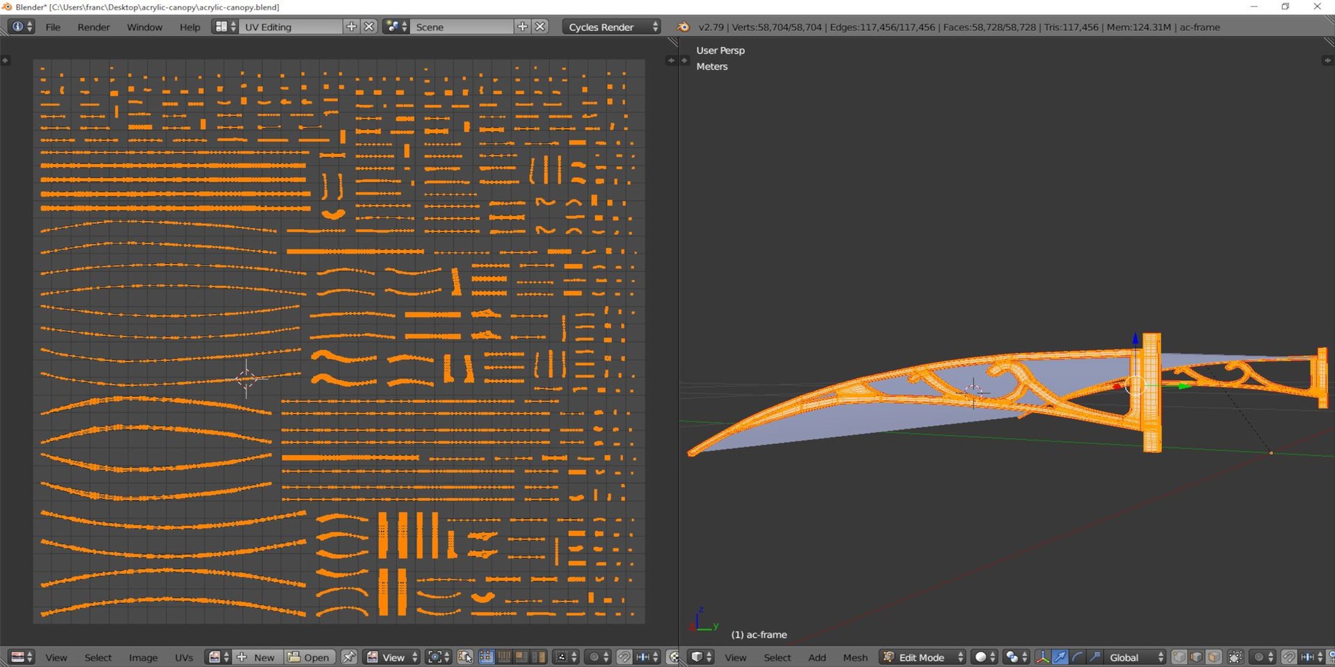 3D Model Acrylic Canopy - TurboSquid 1792497