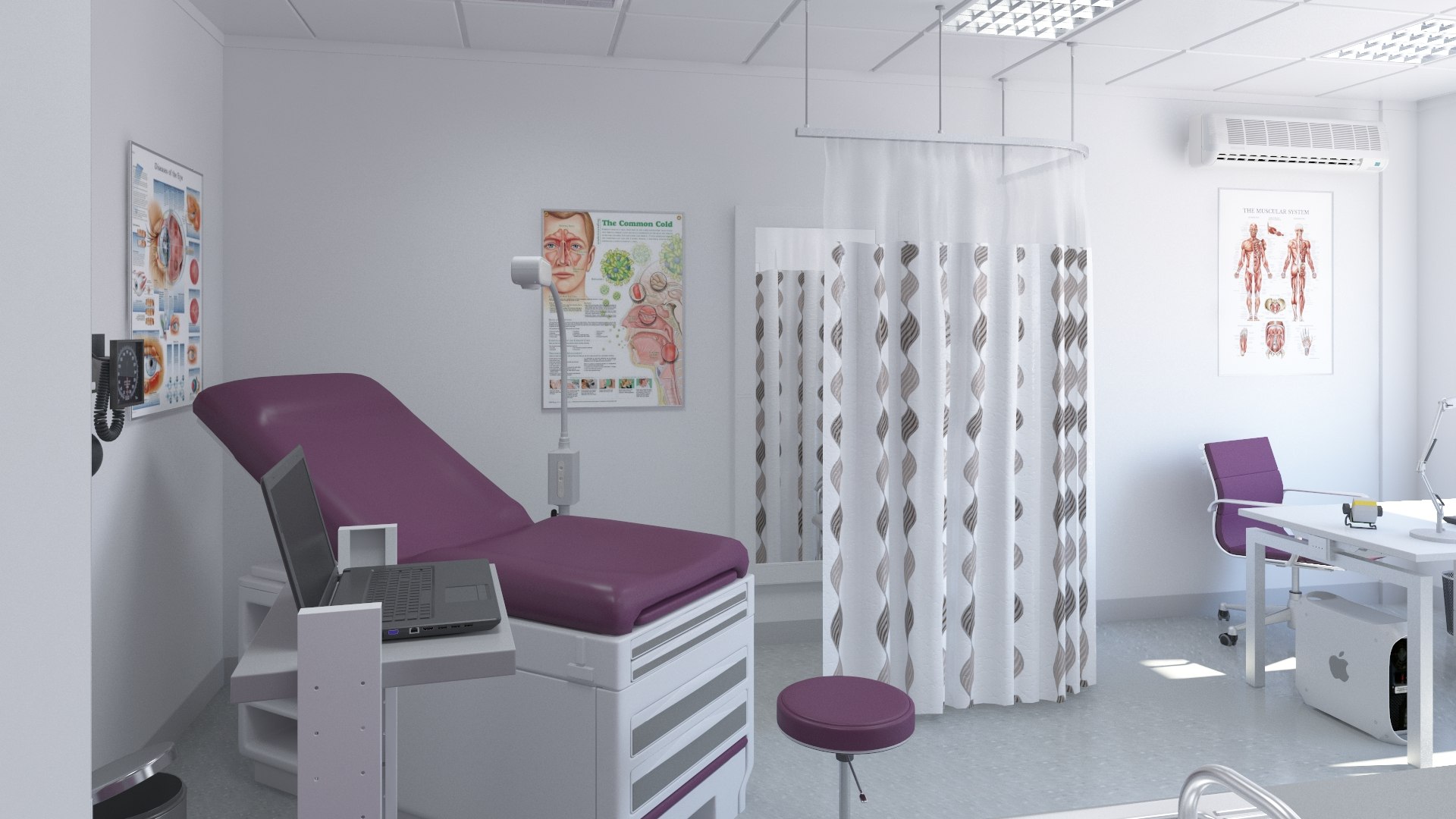 3D Examination Room 1 Model - TurboSquid 2013119