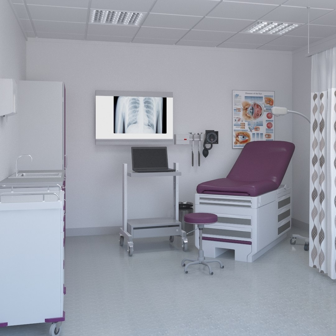 3D Examination Room 1 Model - TurboSquid 2013119