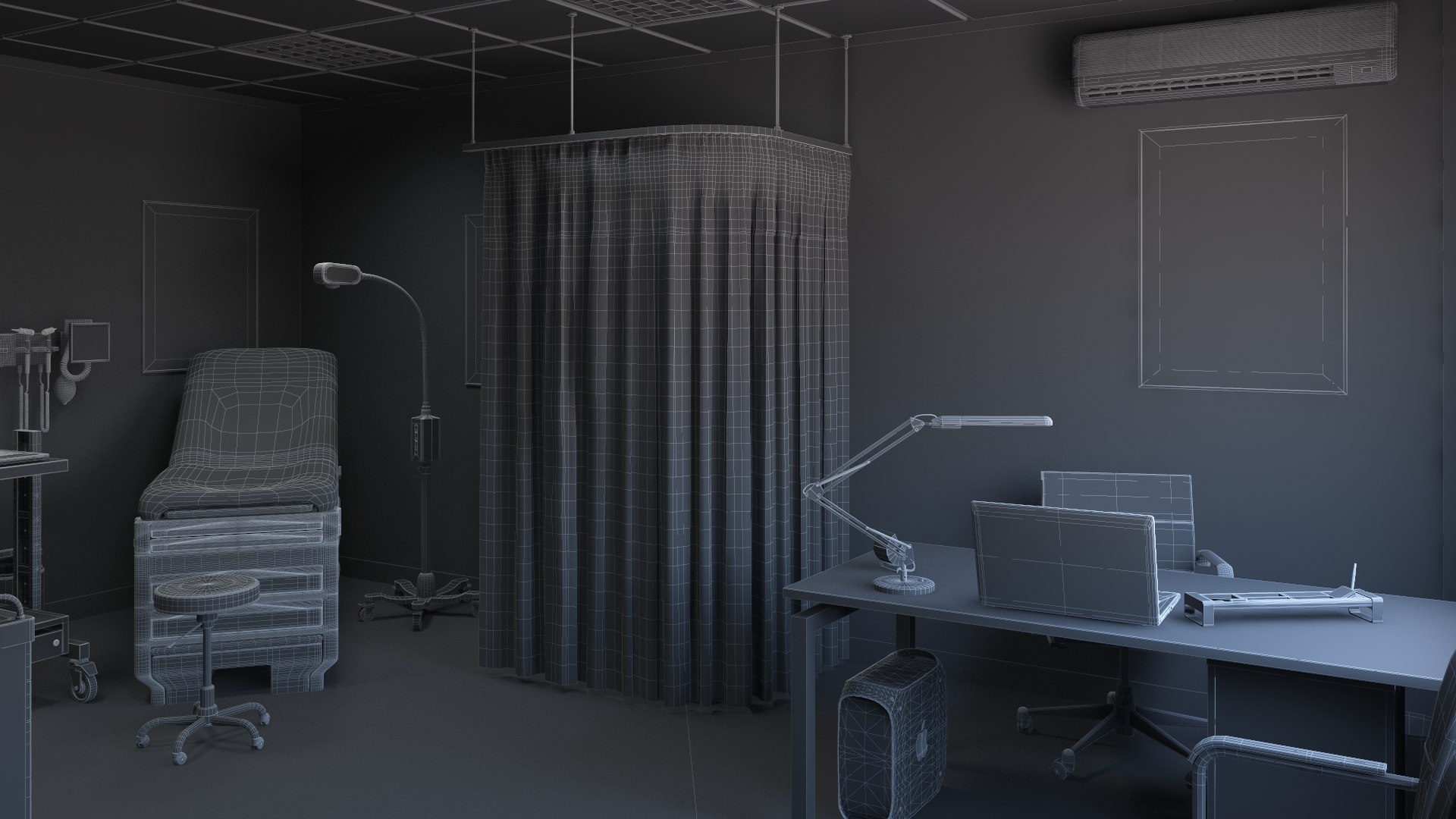 3D Examination Room 1 Model - TurboSquid 2013119
