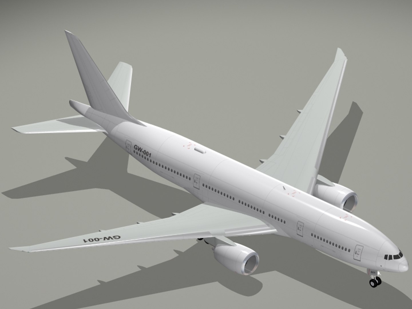 3d Boeing 777-200 Lr 777 Model