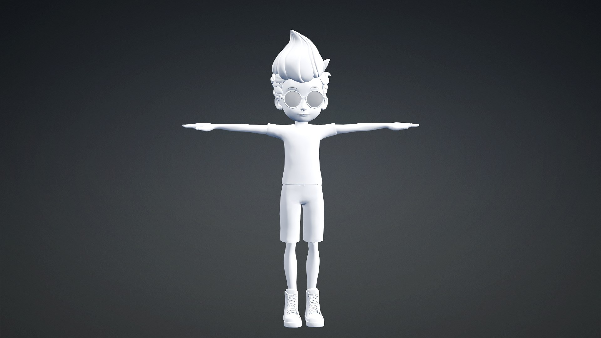 Cartoon Boy Rigged 3D Model Model - TurboSquid 2098310