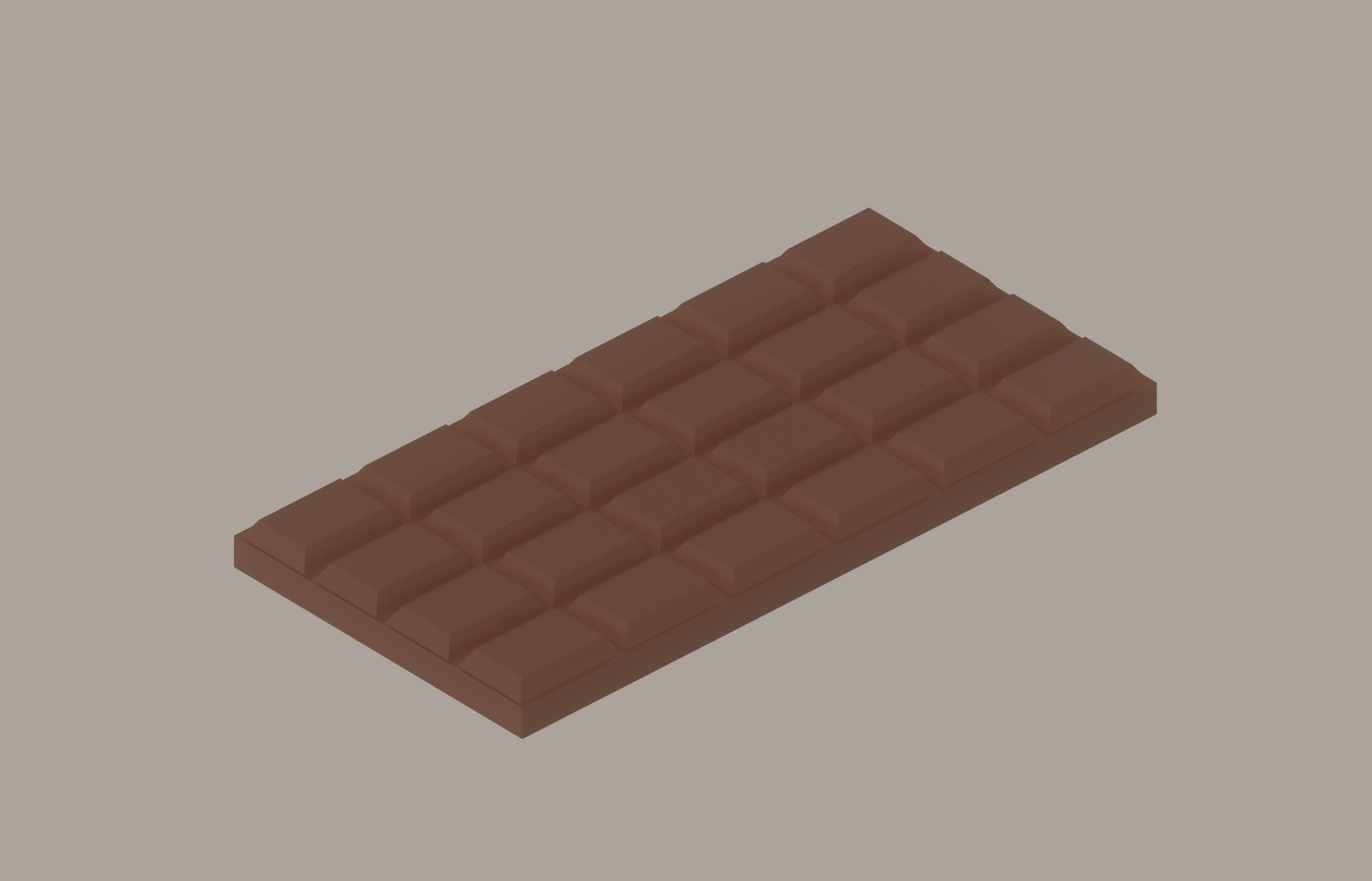 Chocolate Bar 3D Model - TurboSquid 2196927