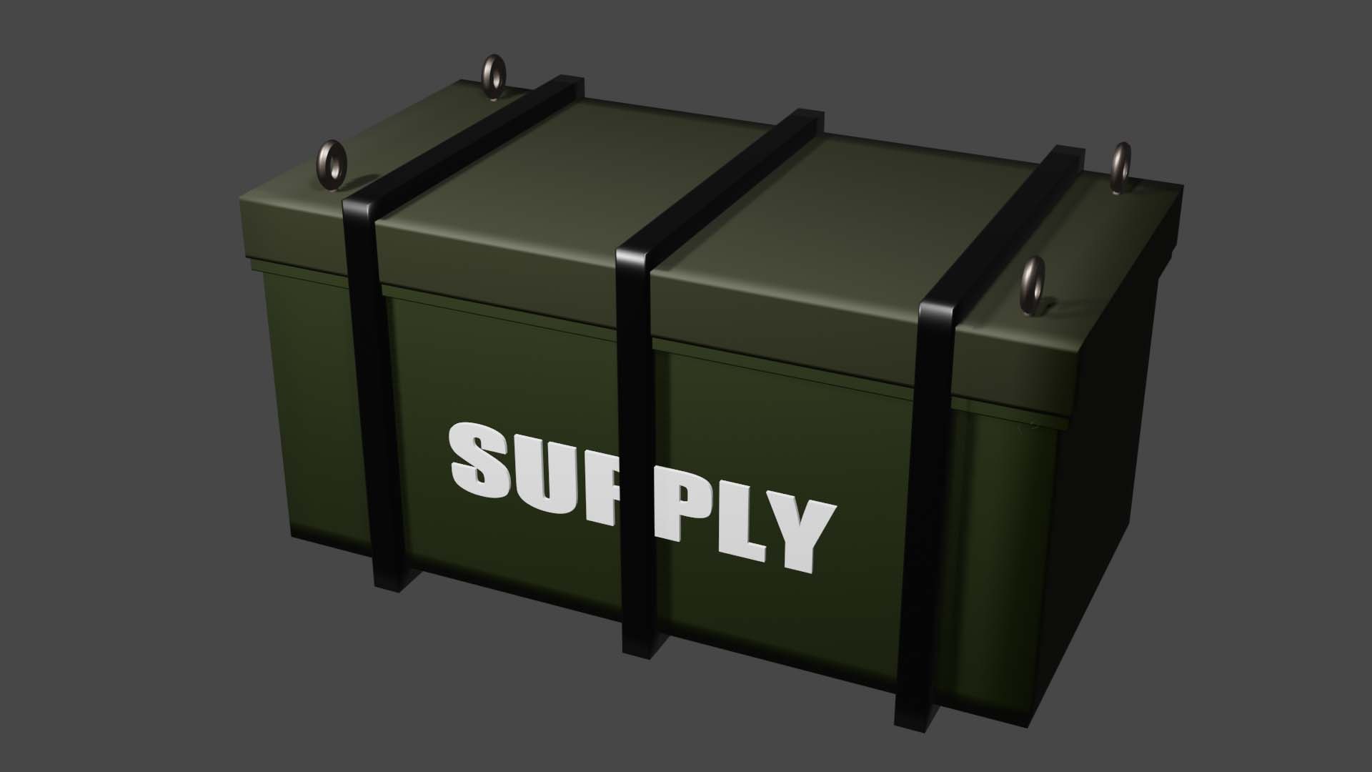 Military Supply Box 3D Model - TurboSquid 1839656