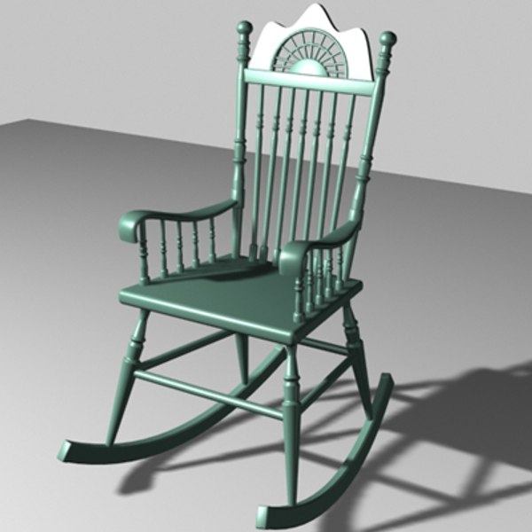 3d model rocking chair