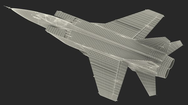 3D model Supersonic Interceptor Aircraft - TurboSquid 1955034