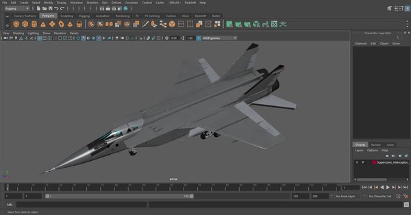 modelo 3d Supersonic Interceptor Aircraft - TurboSquid 1955034