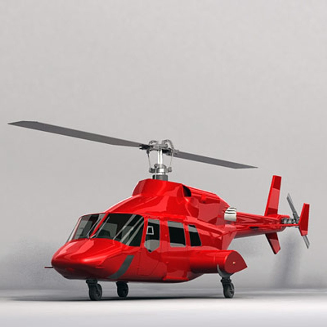helicopter executive 3d model