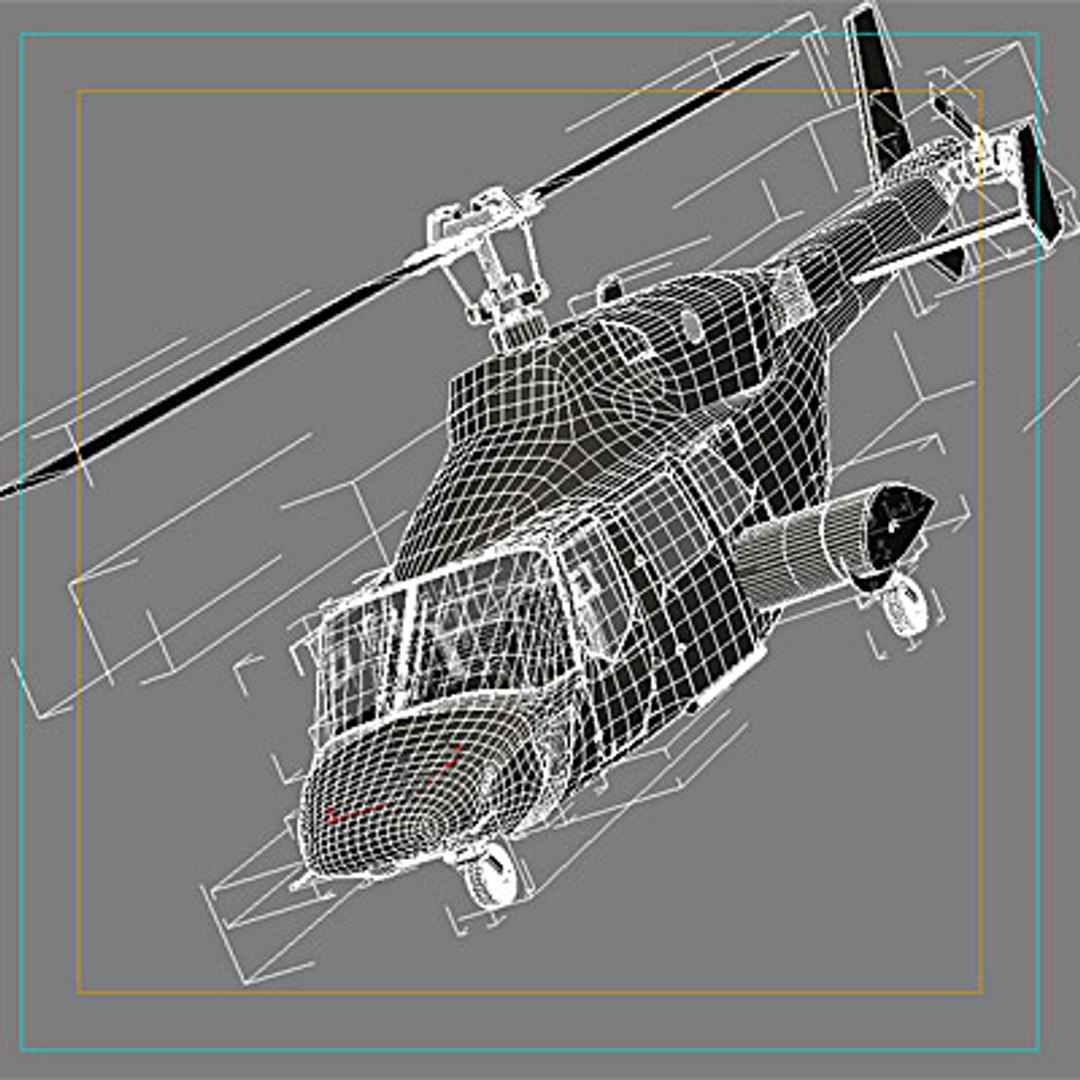 helicopter executive 3d model