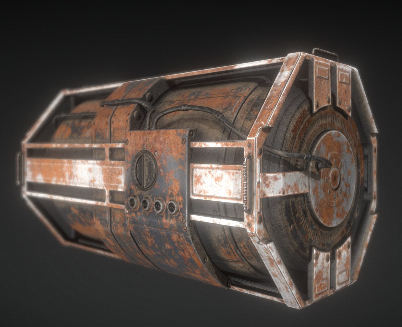 Rusty Version Futuristic Backup Dxf