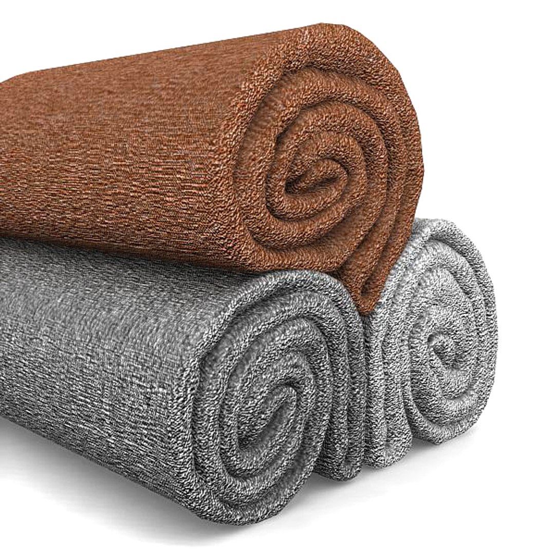 3d Towel Roll Model
