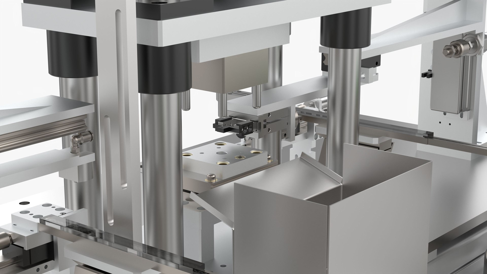 3D Automatic Micro Gear Shaft Loading And Unloading Scheme Riveting ...
