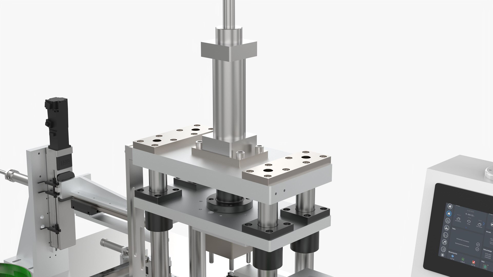 3D Automatic Micro Gear Shaft Loading And Unloading Scheme Riveting ...