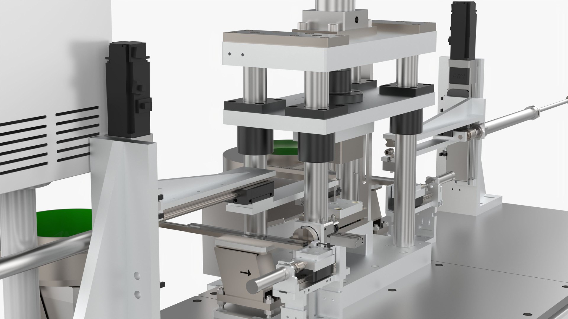 3D Automatic Micro Gear Shaft Loading And Unloading Scheme Riveting ...