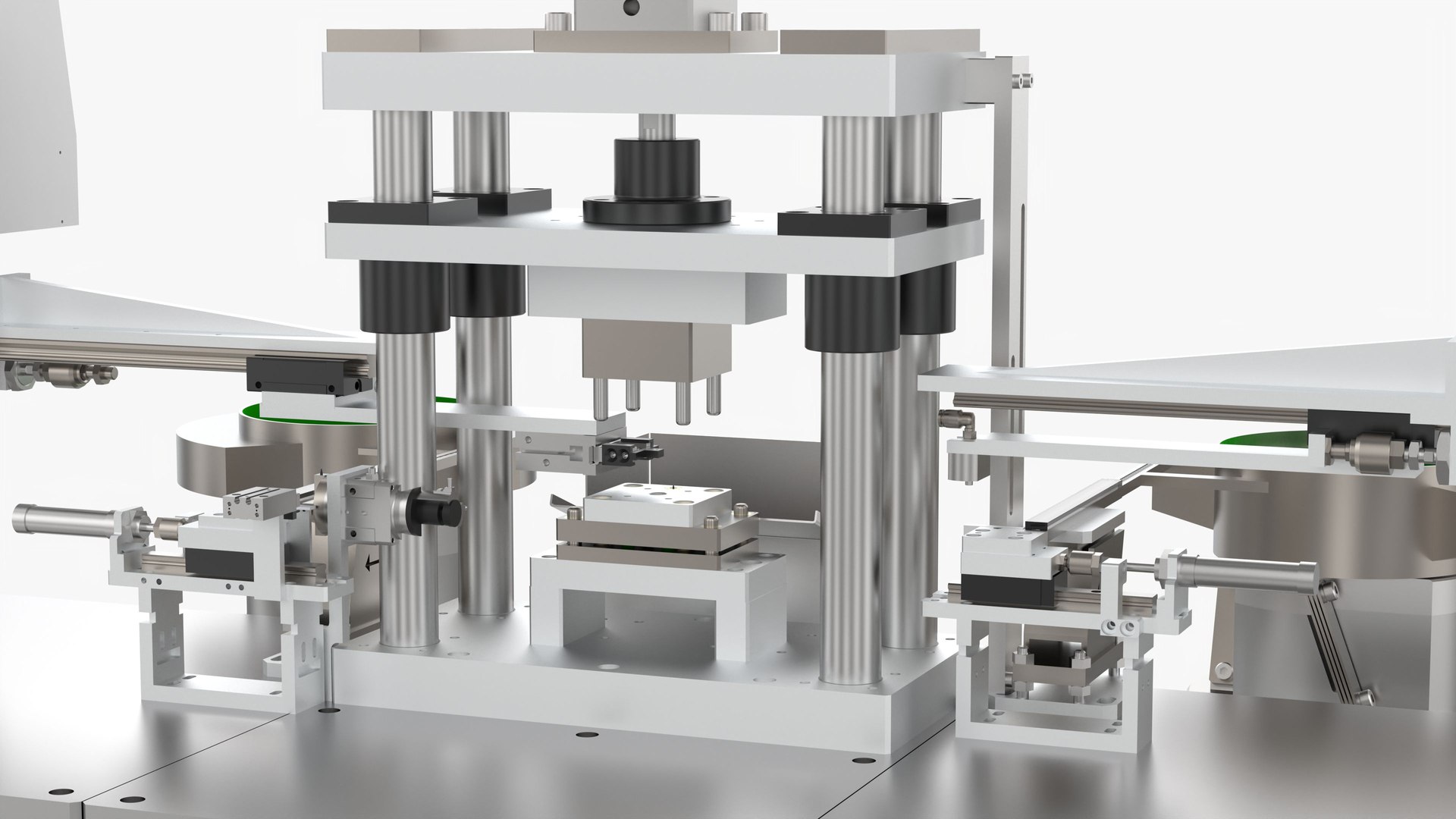 3D Automatic Micro Gear Shaft Loading And Unloading Scheme Riveting ...