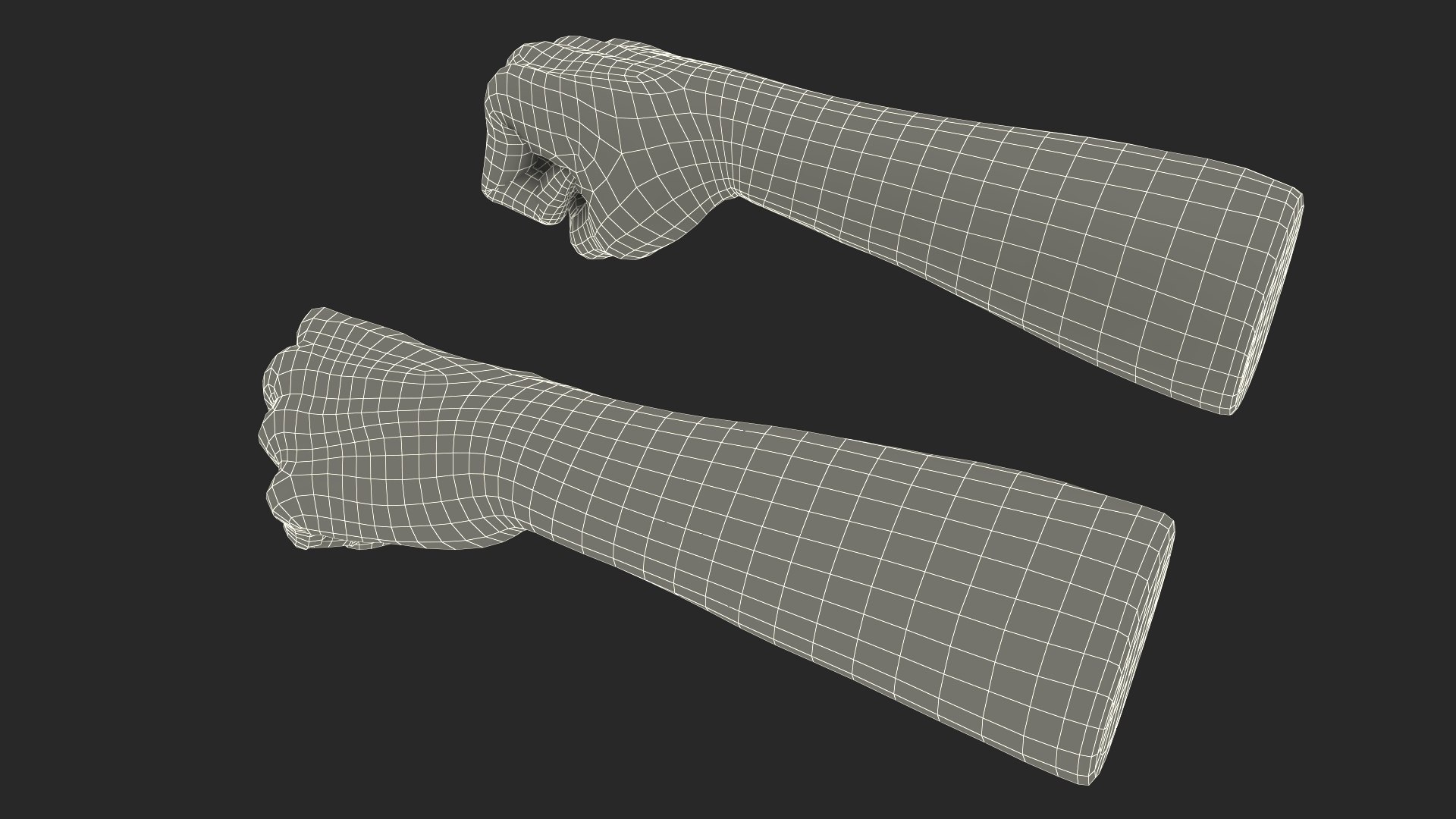 Realistic Human Male Arms With Fists 3D Model - TurboSquid 2325158