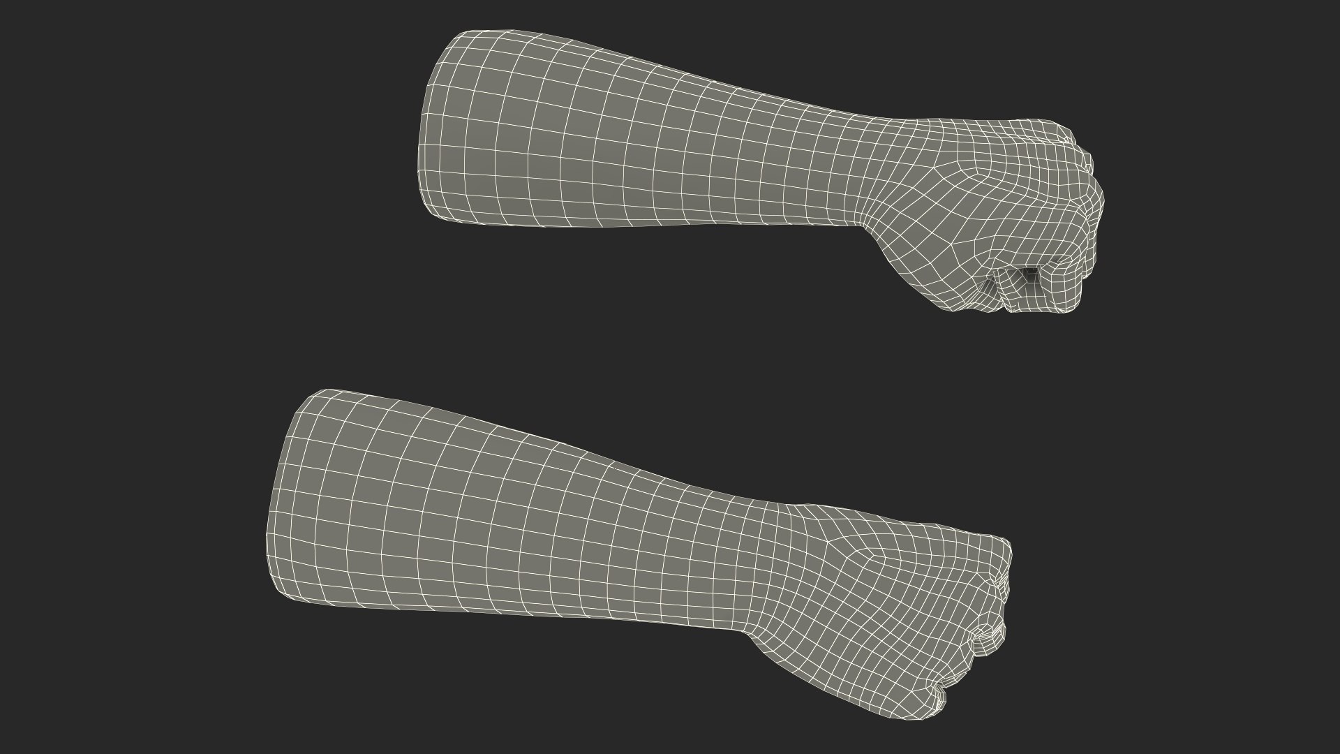 Realistic Human Male Arms With Fists 3D Model - TurboSquid 2325158