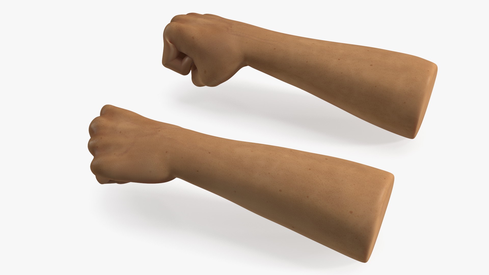 Realistic Human Male Arms With Fists 3D Model - TurboSquid 2325158
