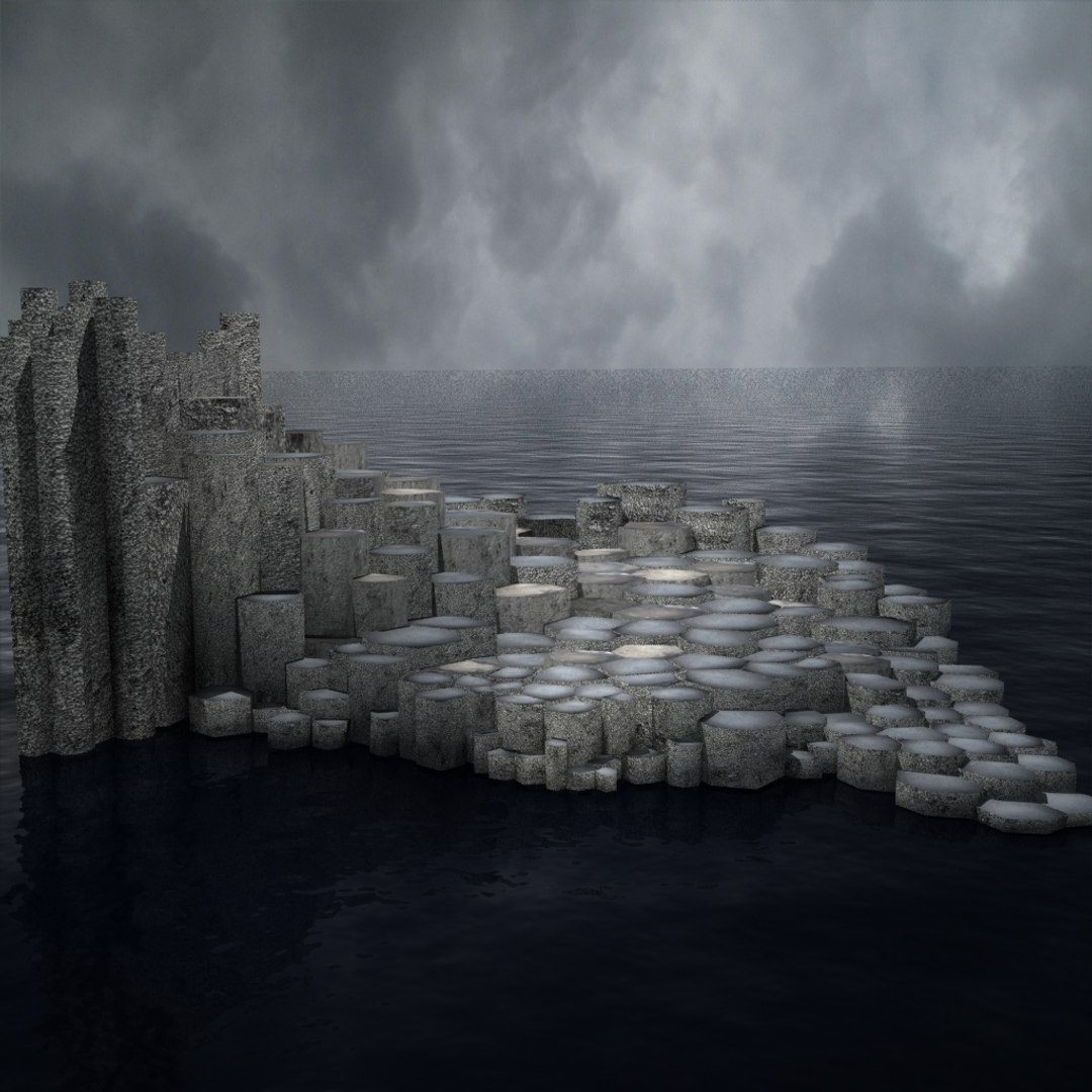 Hexagonal Basalt Stones 3D Model - TurboSquid 1286603