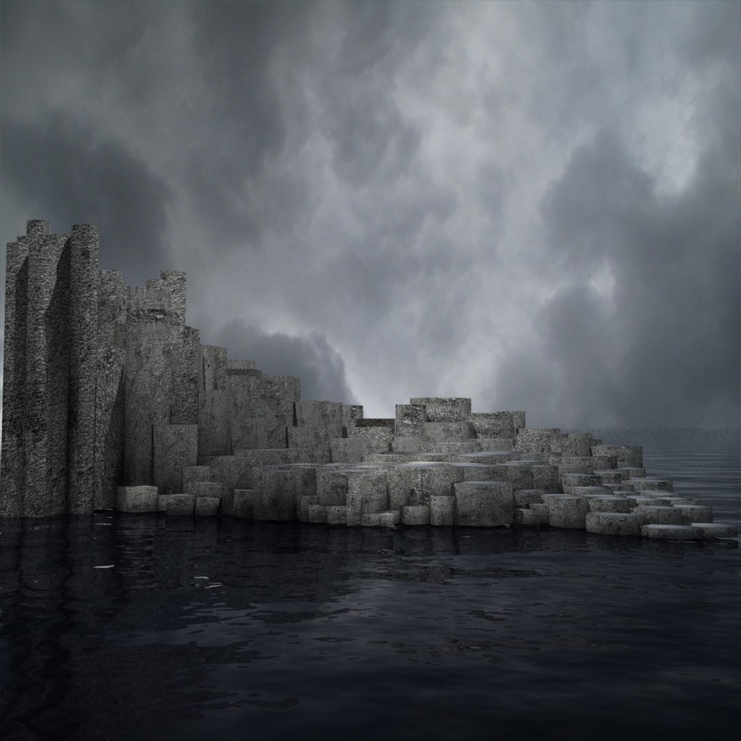 Hexagonal Basalt Stones 3D Model - TurboSquid 1286603