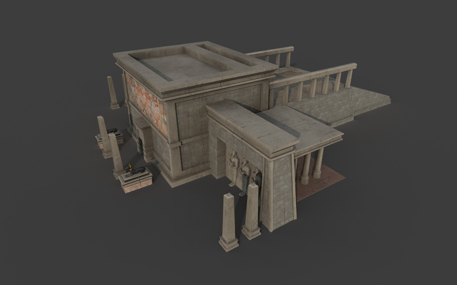 3D Egypt Building Pack Model - TurboSquid 1775490