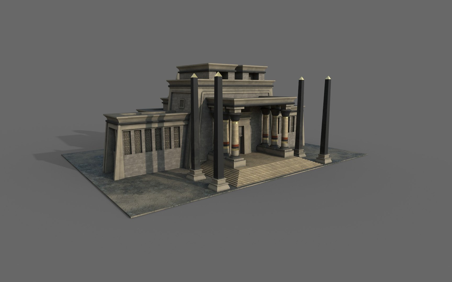 3D Egypt Building Pack Model - TurboSquid 1775490