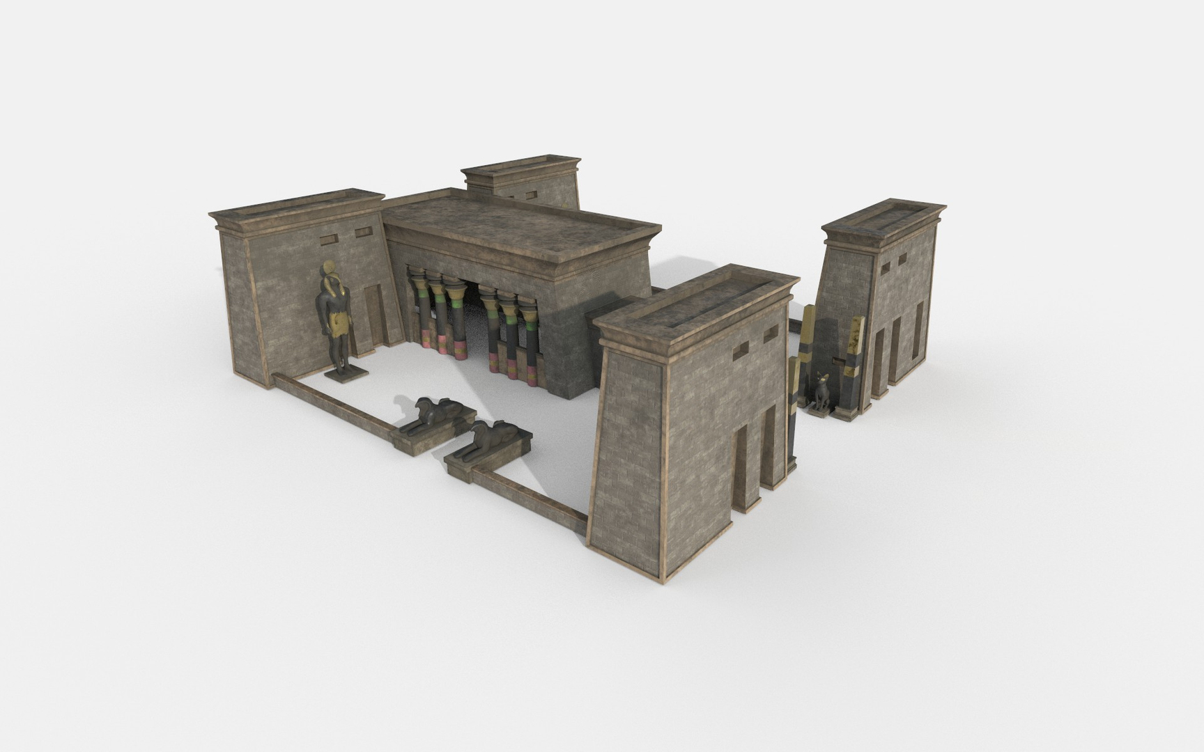 3D Egypt Building Pack model - TurboSquid 1775490