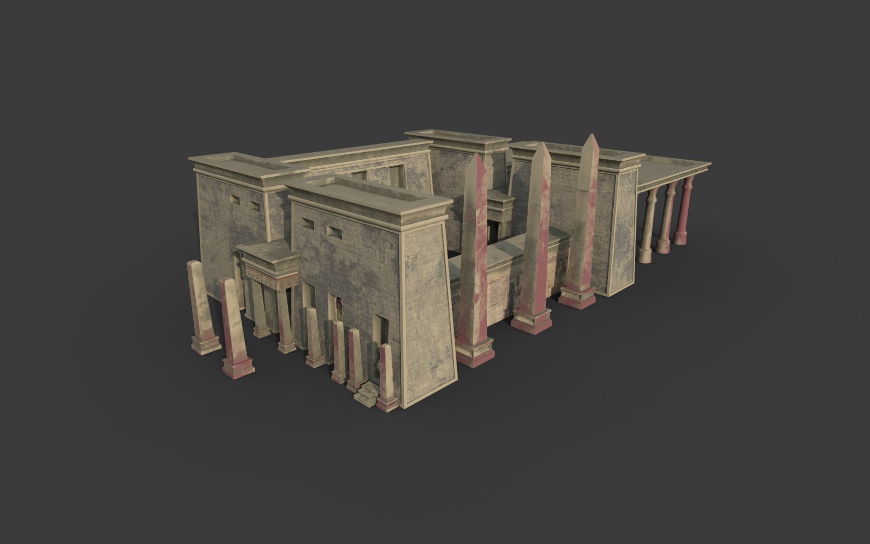 3D Egypt Building Pack Model - TurboSquid 1775490