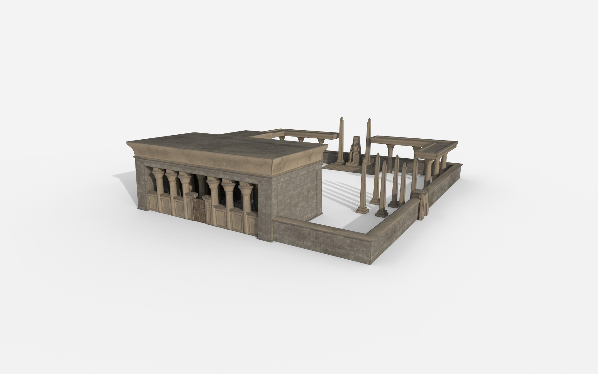 3D Egypt Building Pack model - TurboSquid 1775490