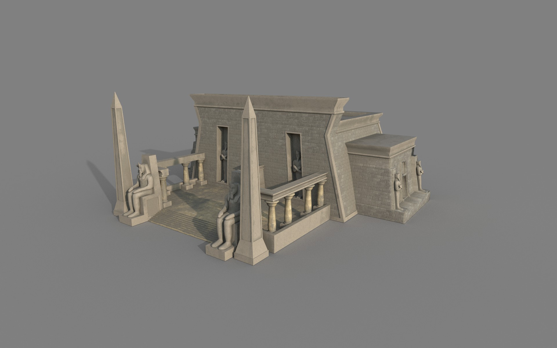 3D Egypt Building Pack model - TurboSquid 1775490