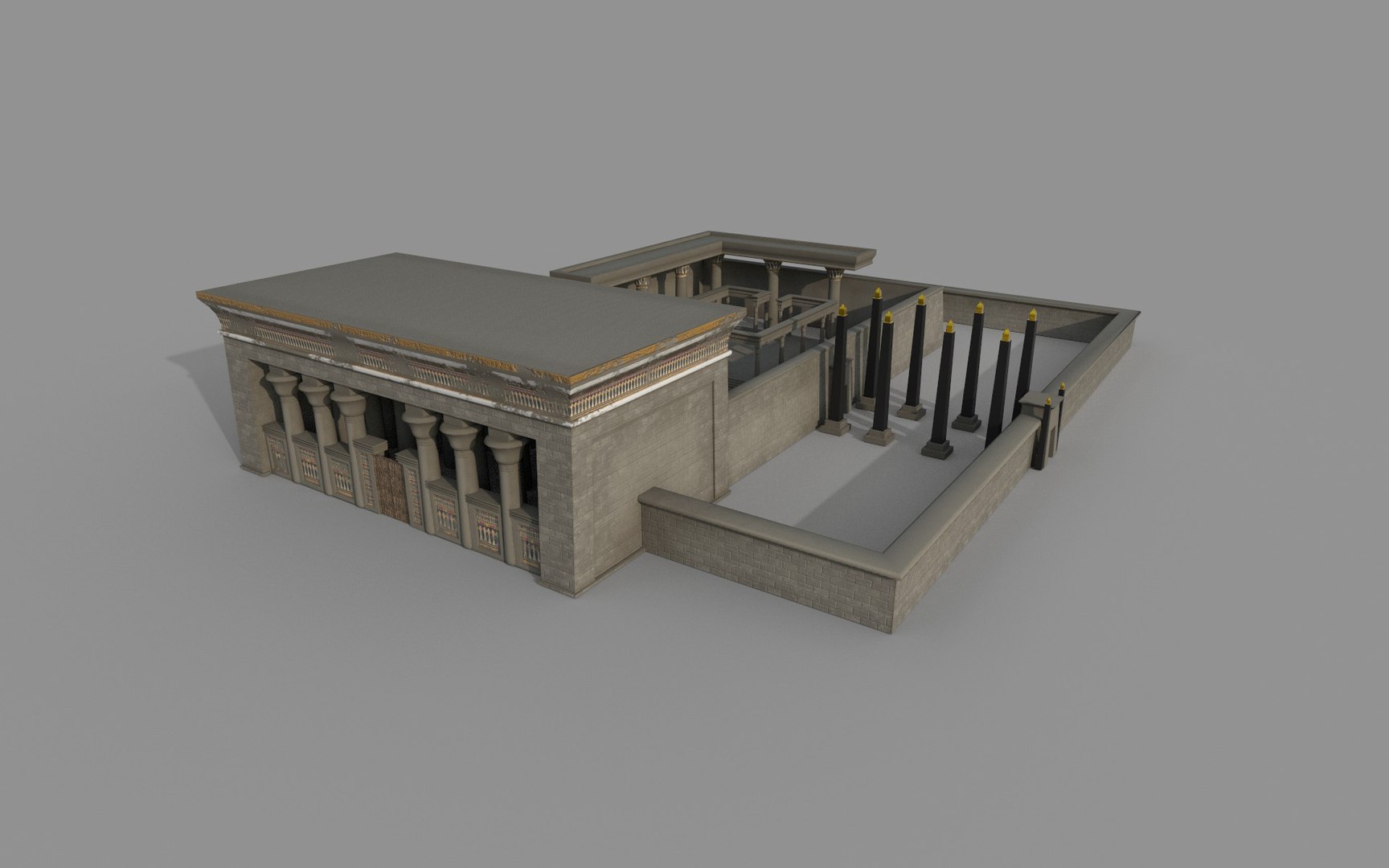 3D Egypt Building Pack Model - TurboSquid 1775490