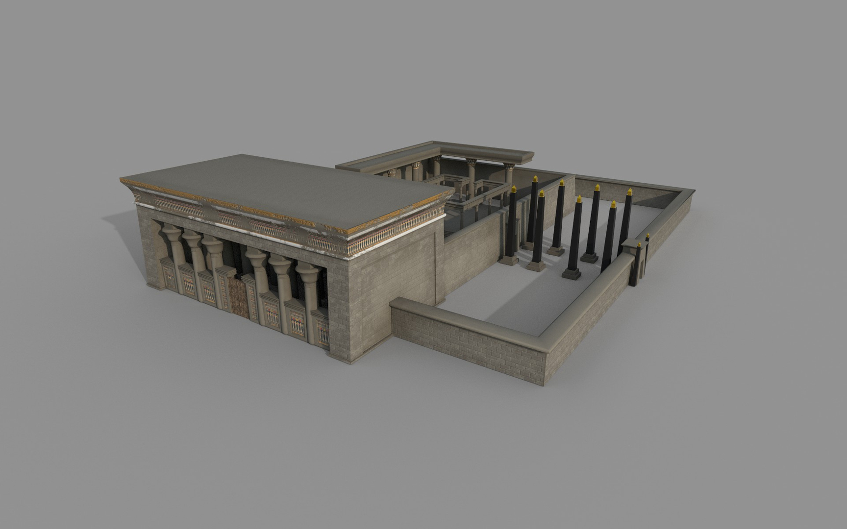 3D Egypt Building Pack model - TurboSquid 1775490