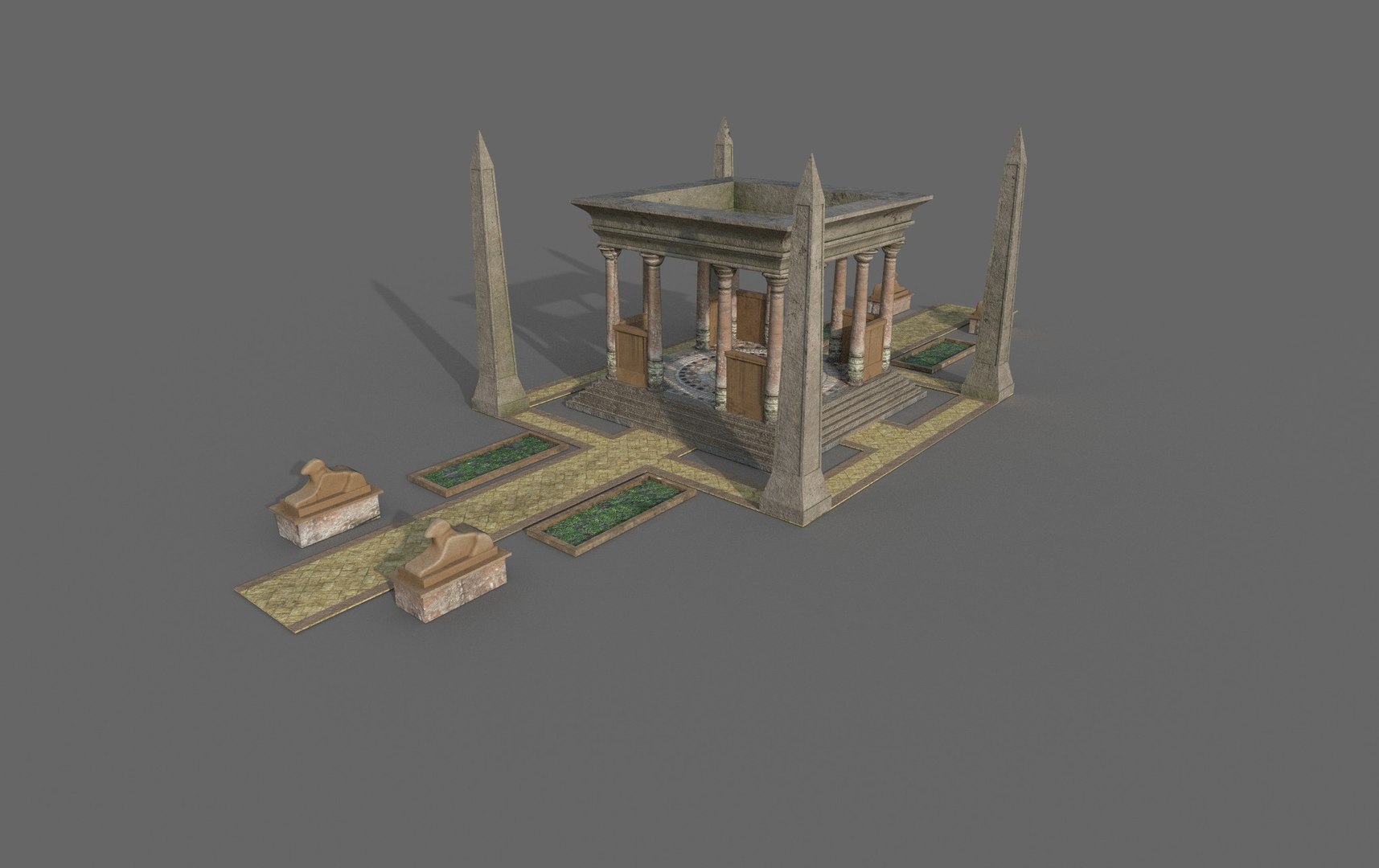 3D Egypt Building Pack model - TurboSquid 1775490
