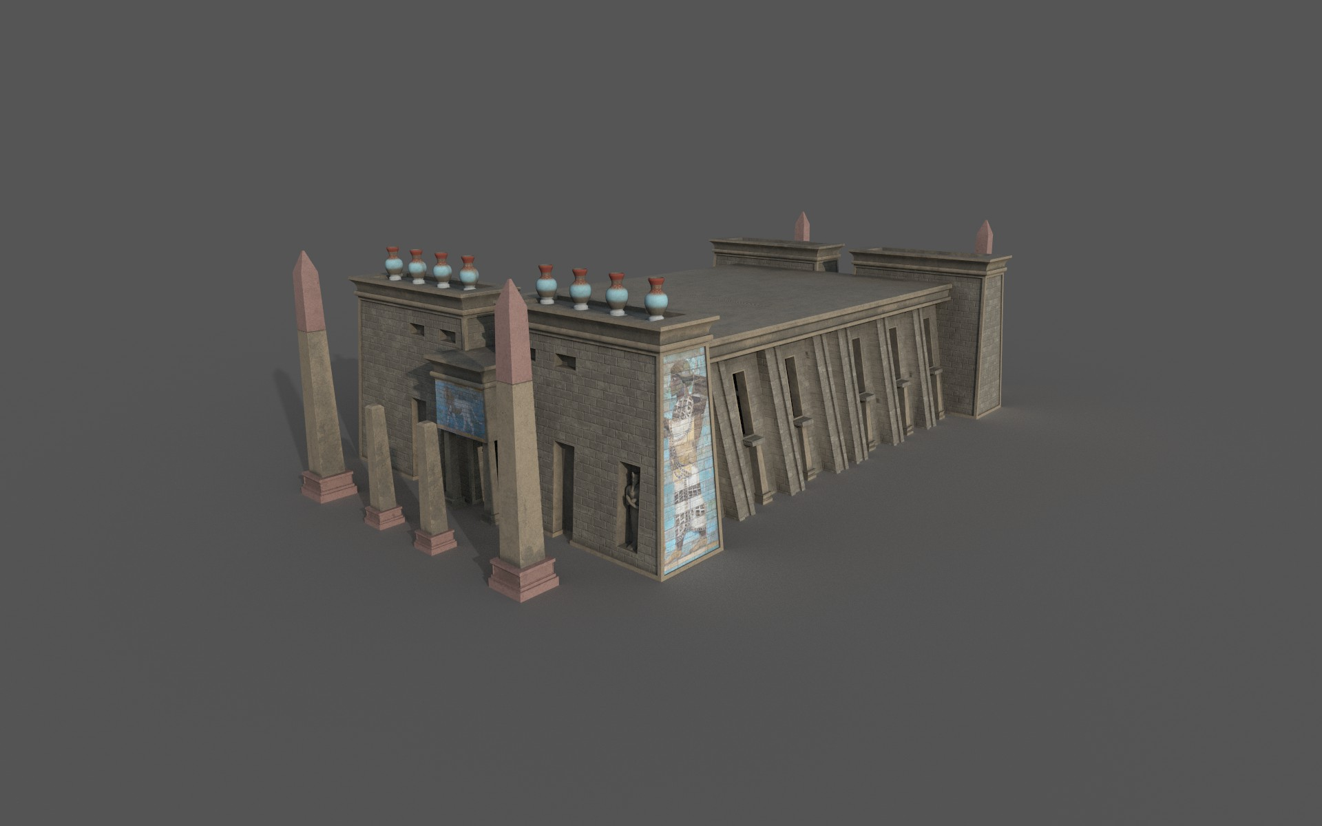3D Egypt Building Pack model - TurboSquid 1775490
